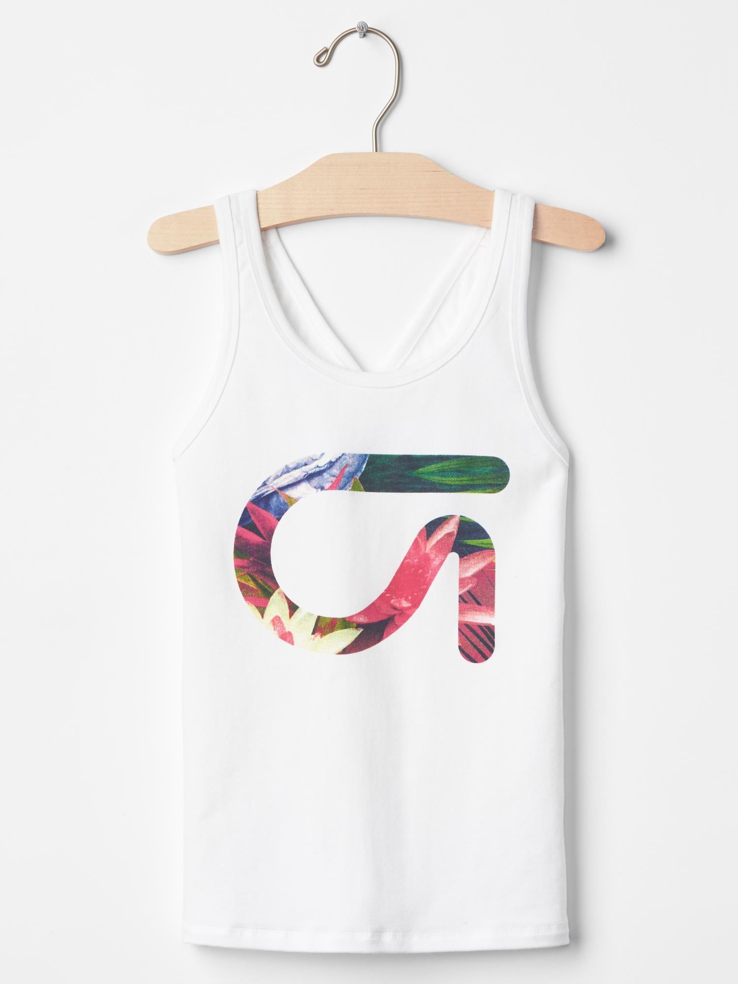 GapFit kids logo keyhole tank | Gap