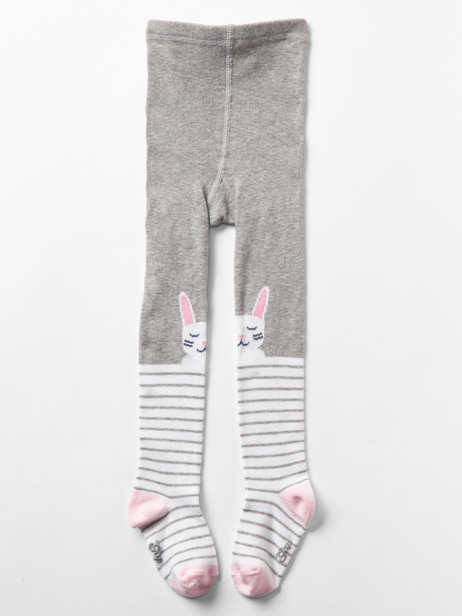 Printed bunny tights | Gap