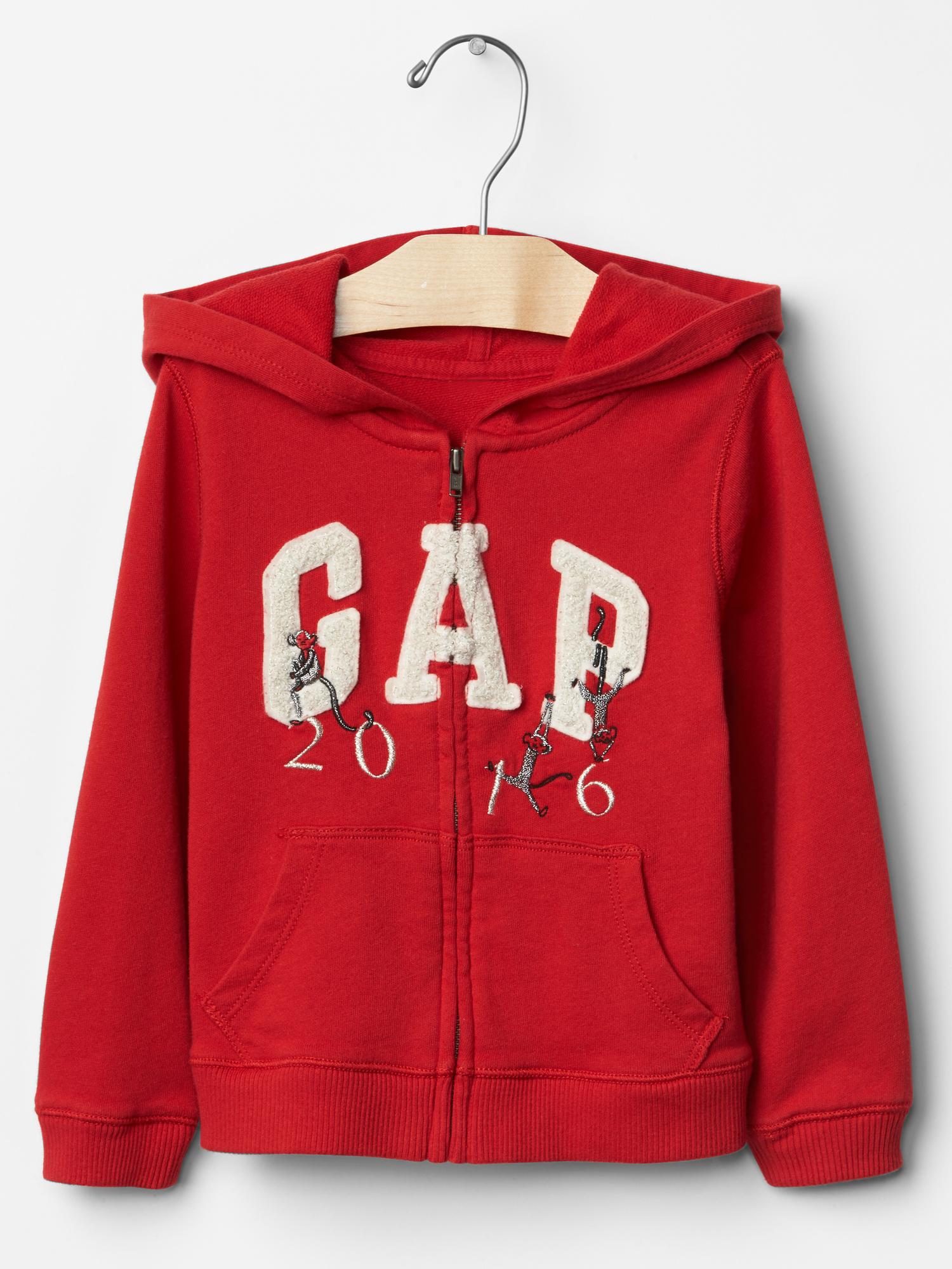 New year monkey logo hoodie | Gap