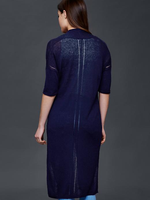 Open front half sleeve duster | Gap