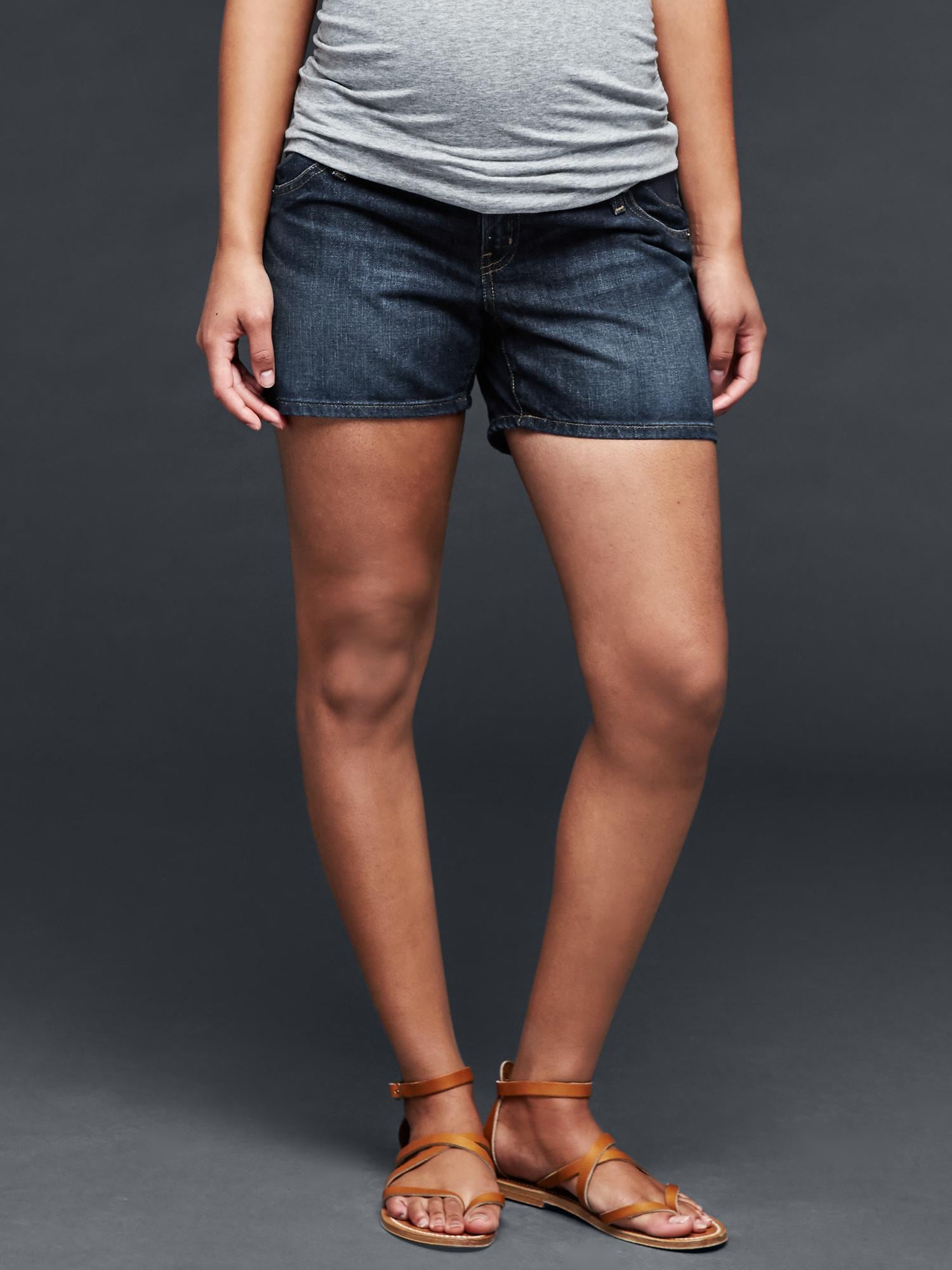 AUTHENTIC 1969 inset panel denim summer shorts | Gap