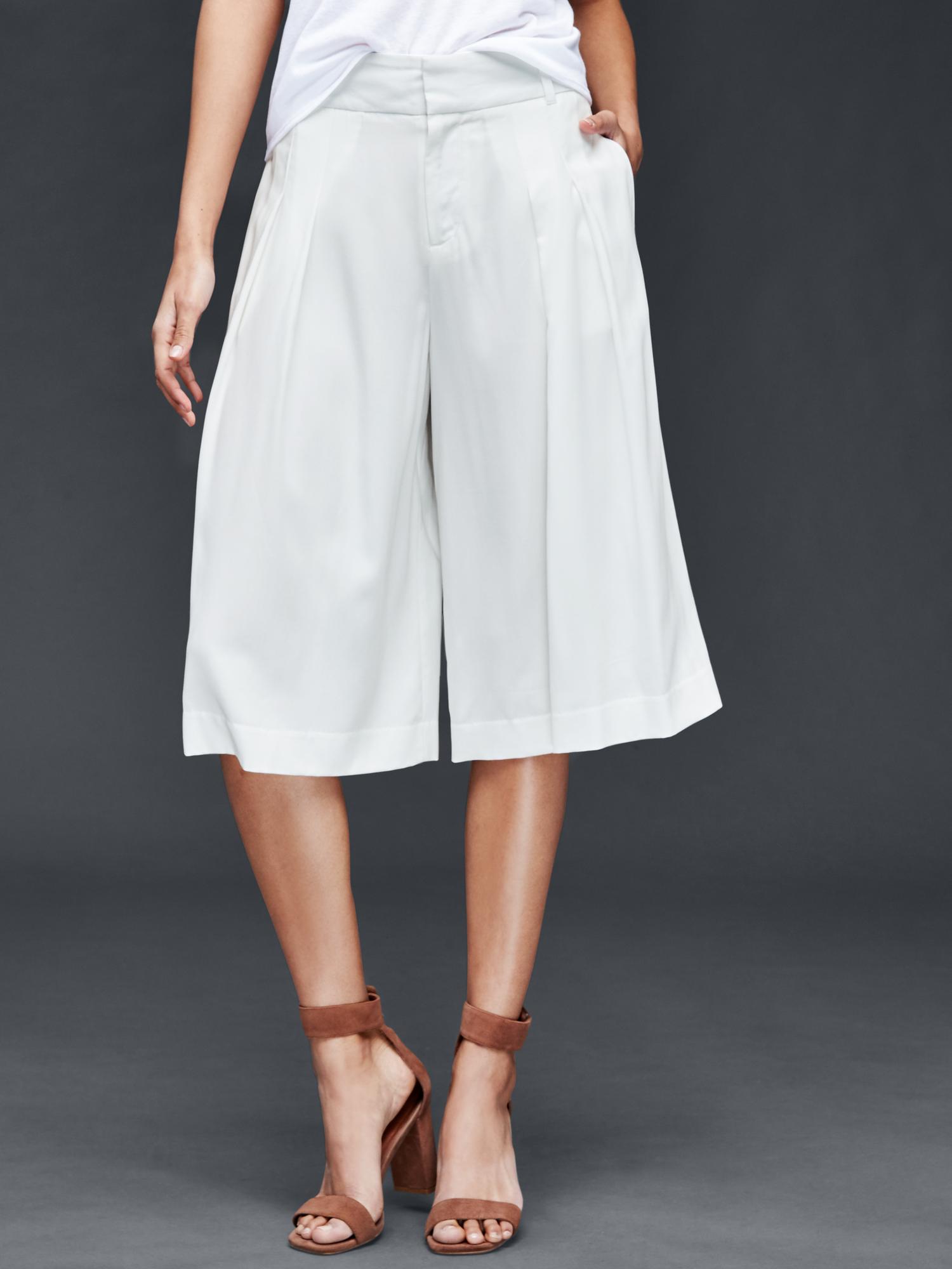 Wide-leg crop pants | Gap