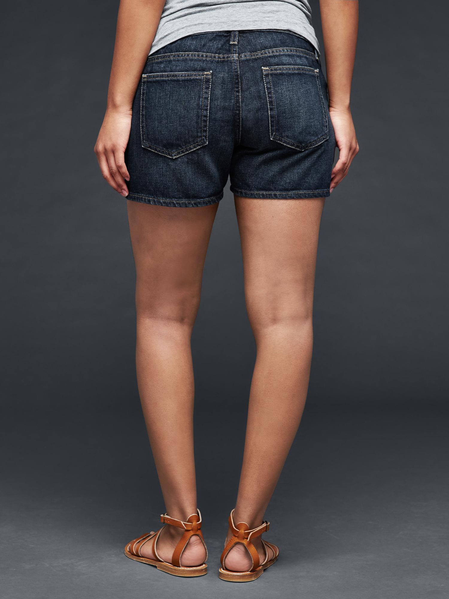 AUTHENTIC 1969 inset panel denim summer shorts | Gap