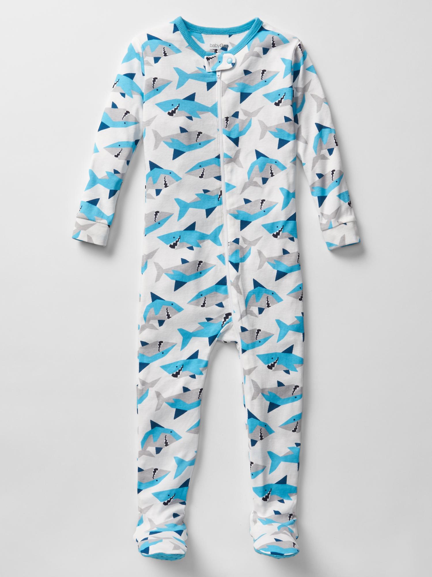 Play shark footed sleep one-piece | Gap