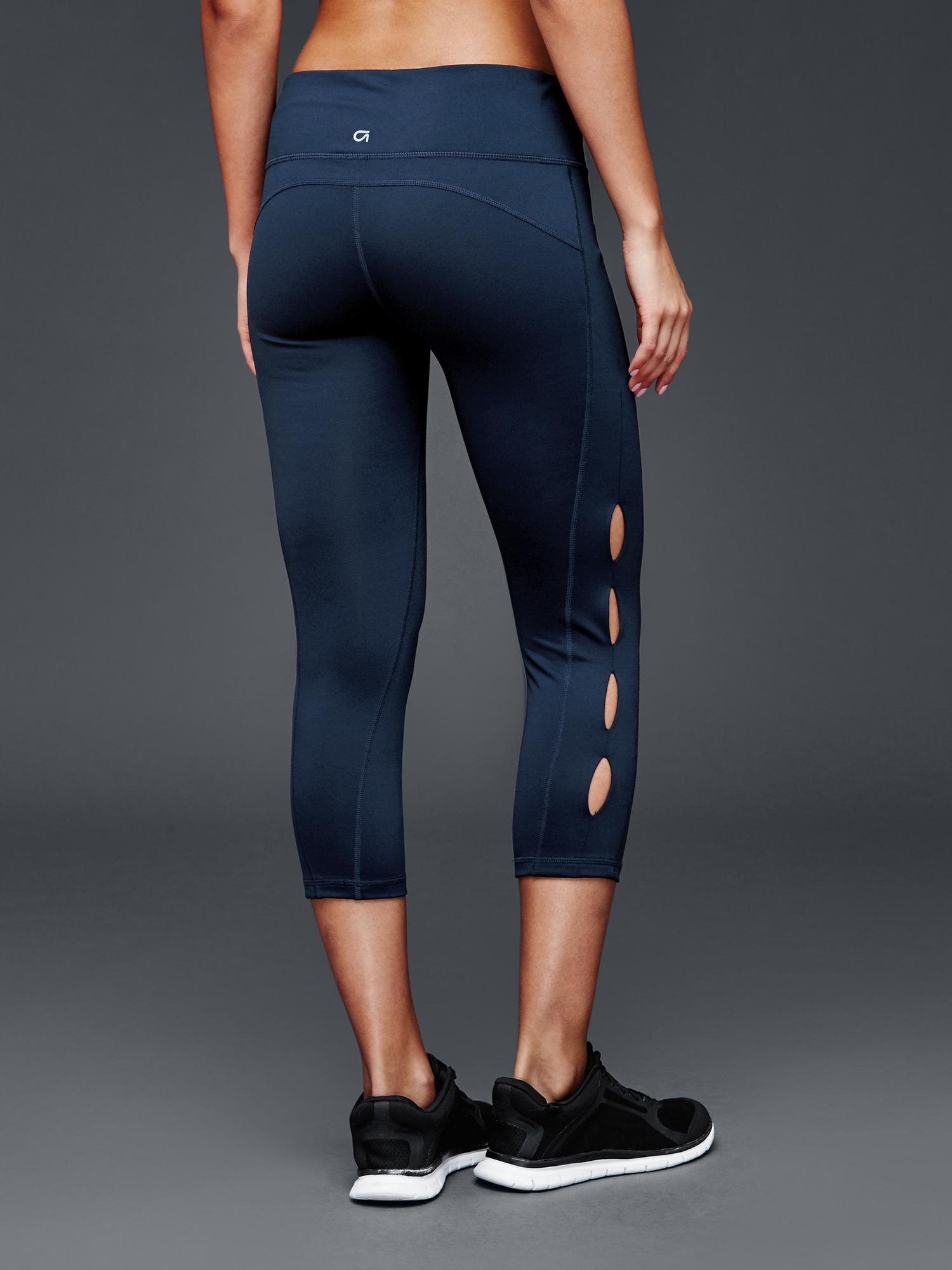 gFast cross train cutout capris | Gap