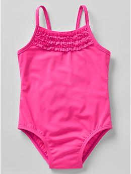 Ruffle swim one-piece | Gap