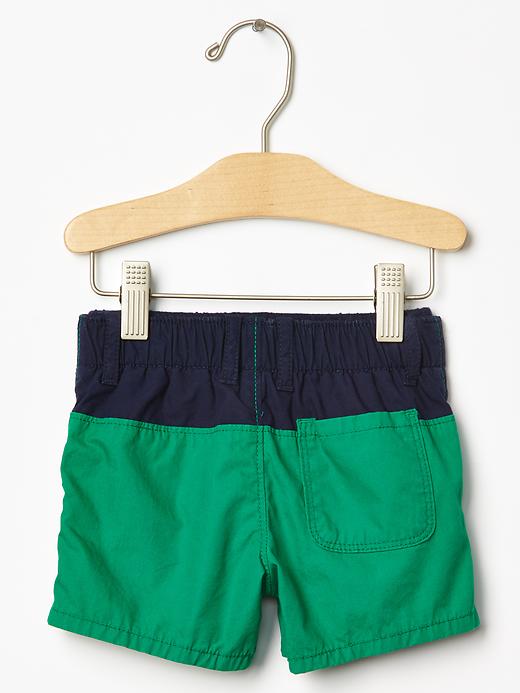 Pull-on colorblock shorts | Gap