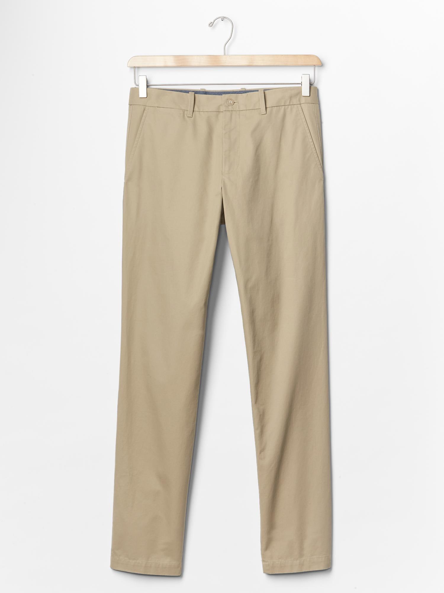Classic straight fit khakis | Gap