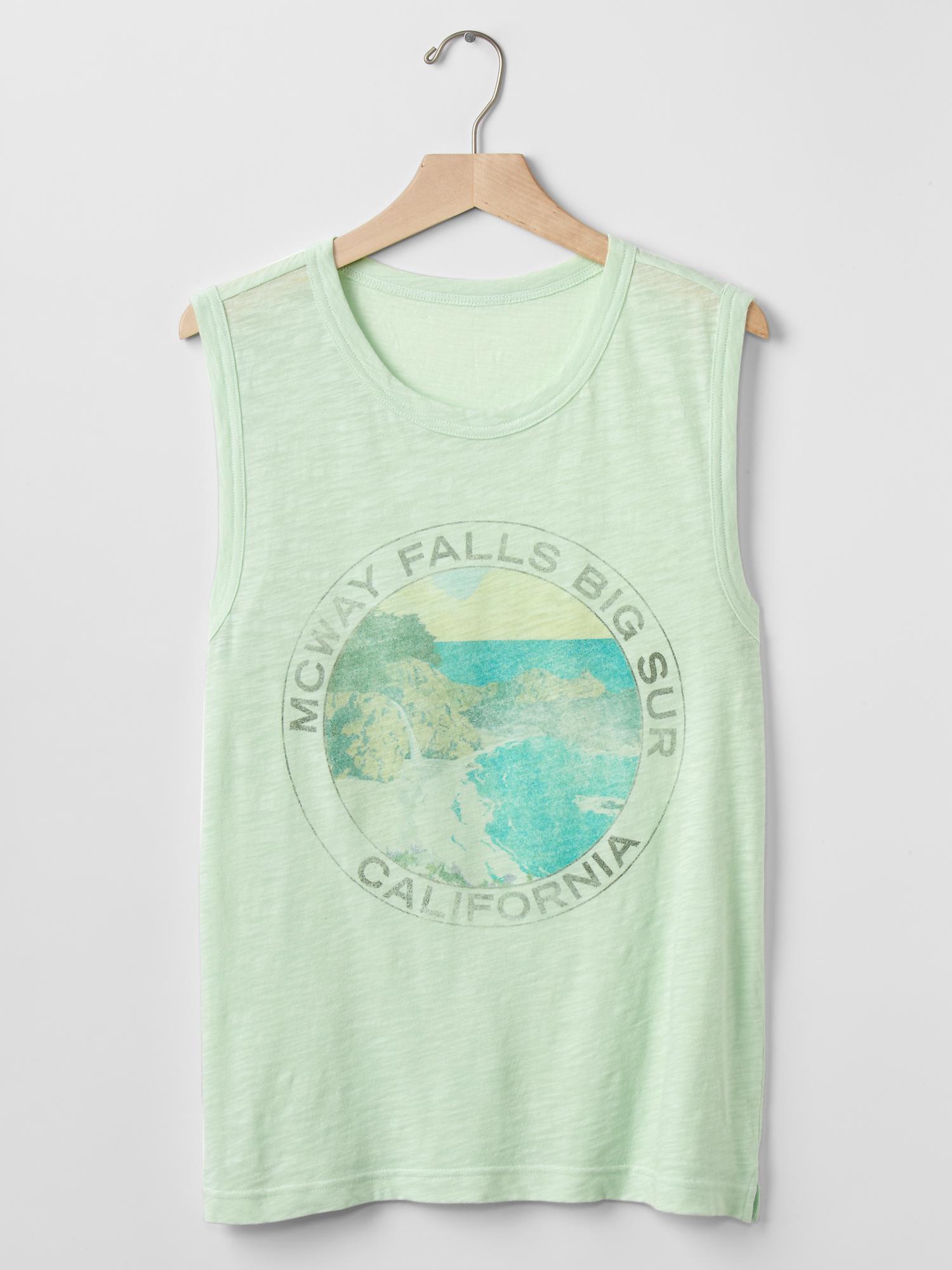 Graphic muscle tank | Gap
