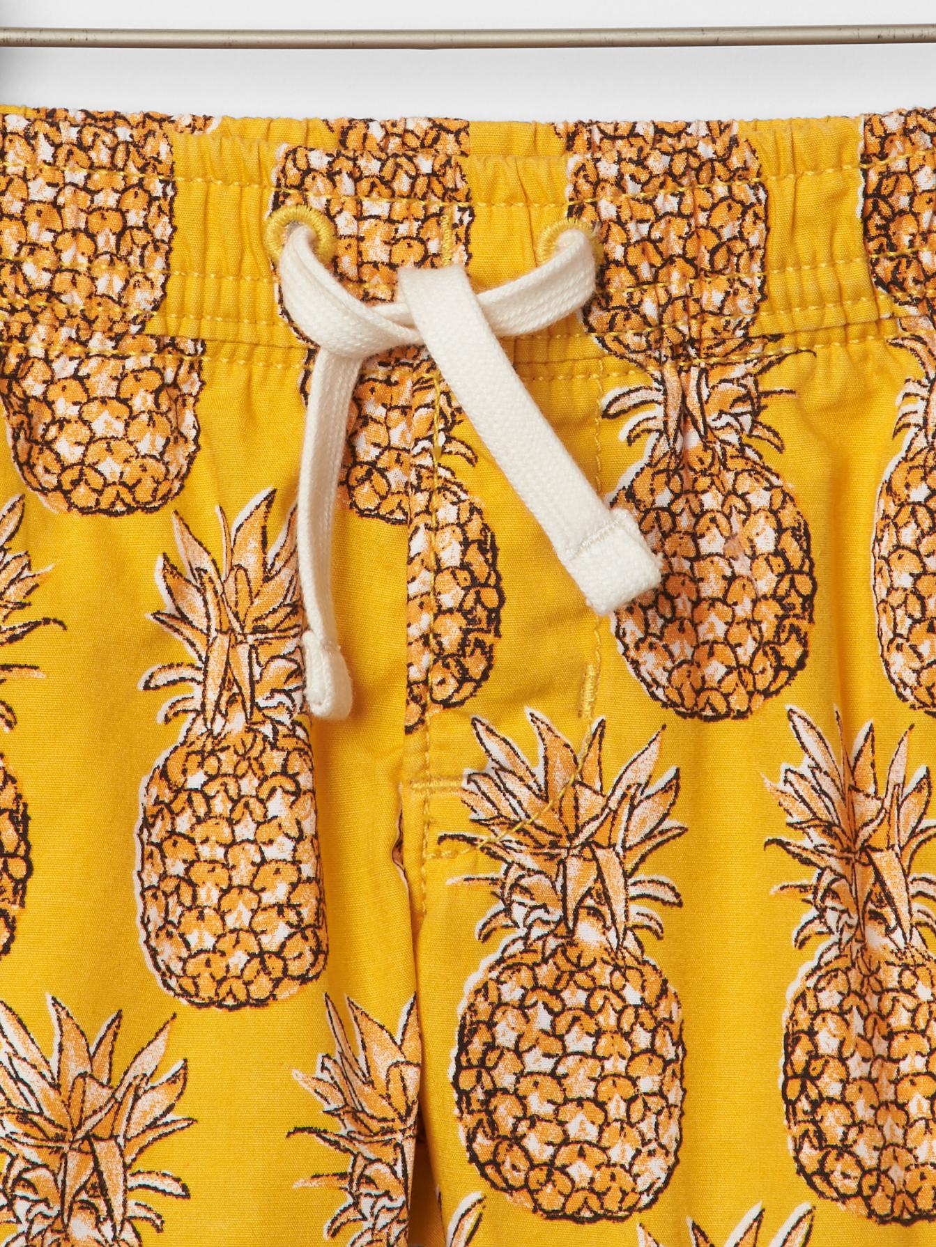 Pineapple pull-on shorts | Gap