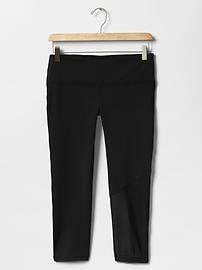 gFast cross train asymetrical mesh capris | Gap