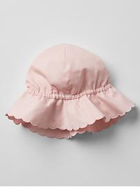 Scallop floppy hat | Gap