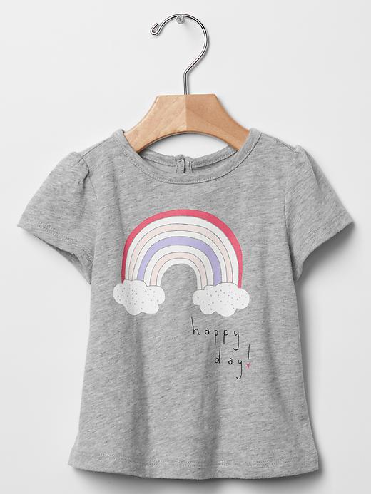 Graphic keyhole tee | Gap