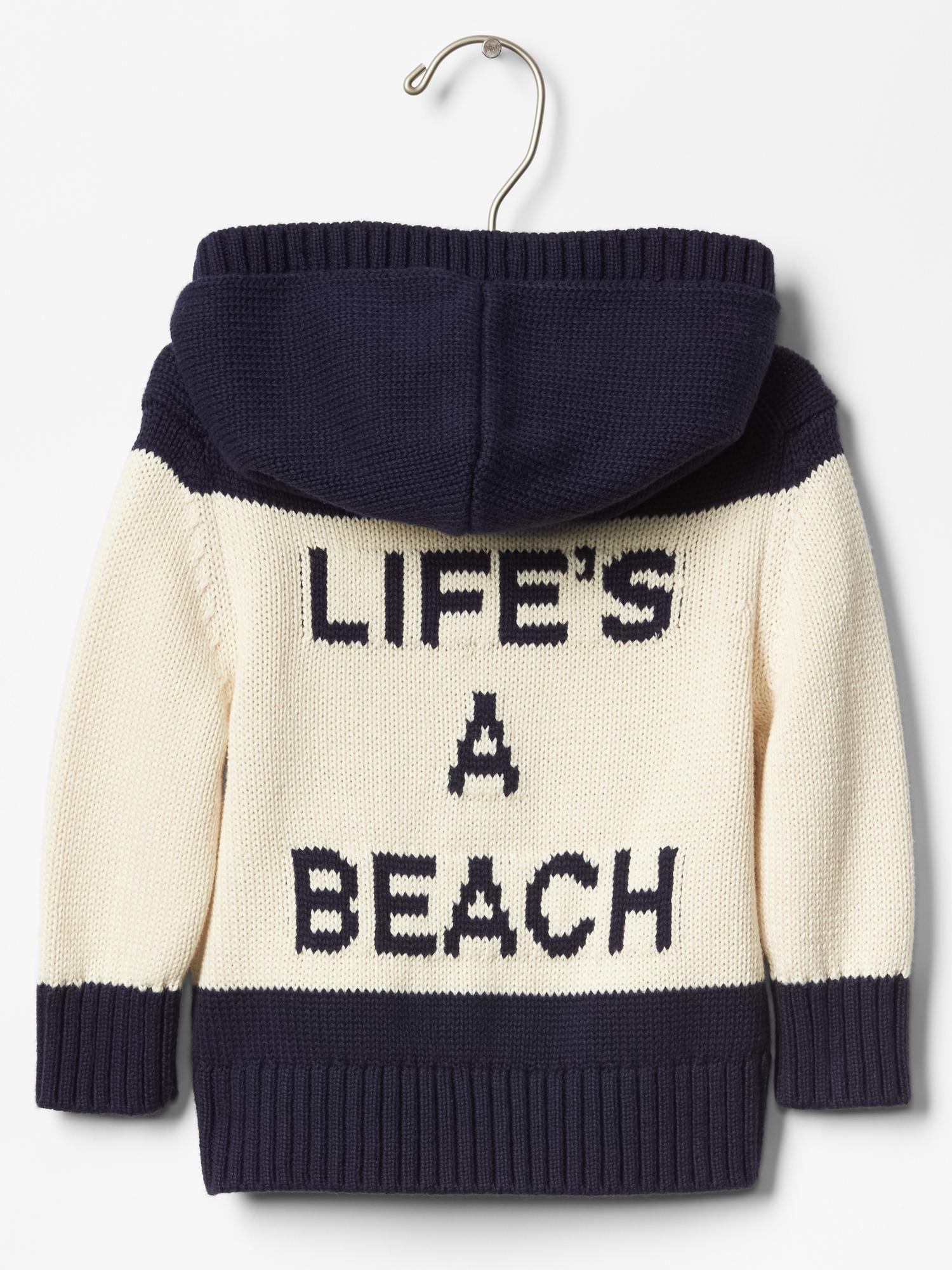 Sailboat knit hoodie | Gap