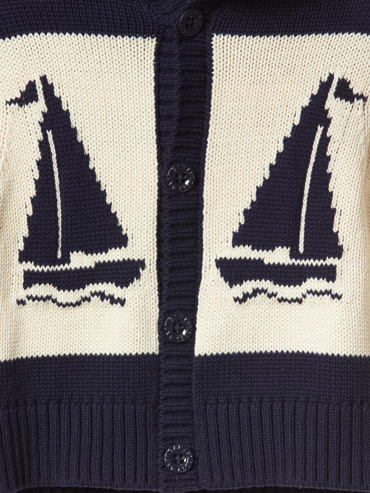 Sailboat knit hoodie | Gap