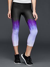 gFast trainer ombré print capris | Gap