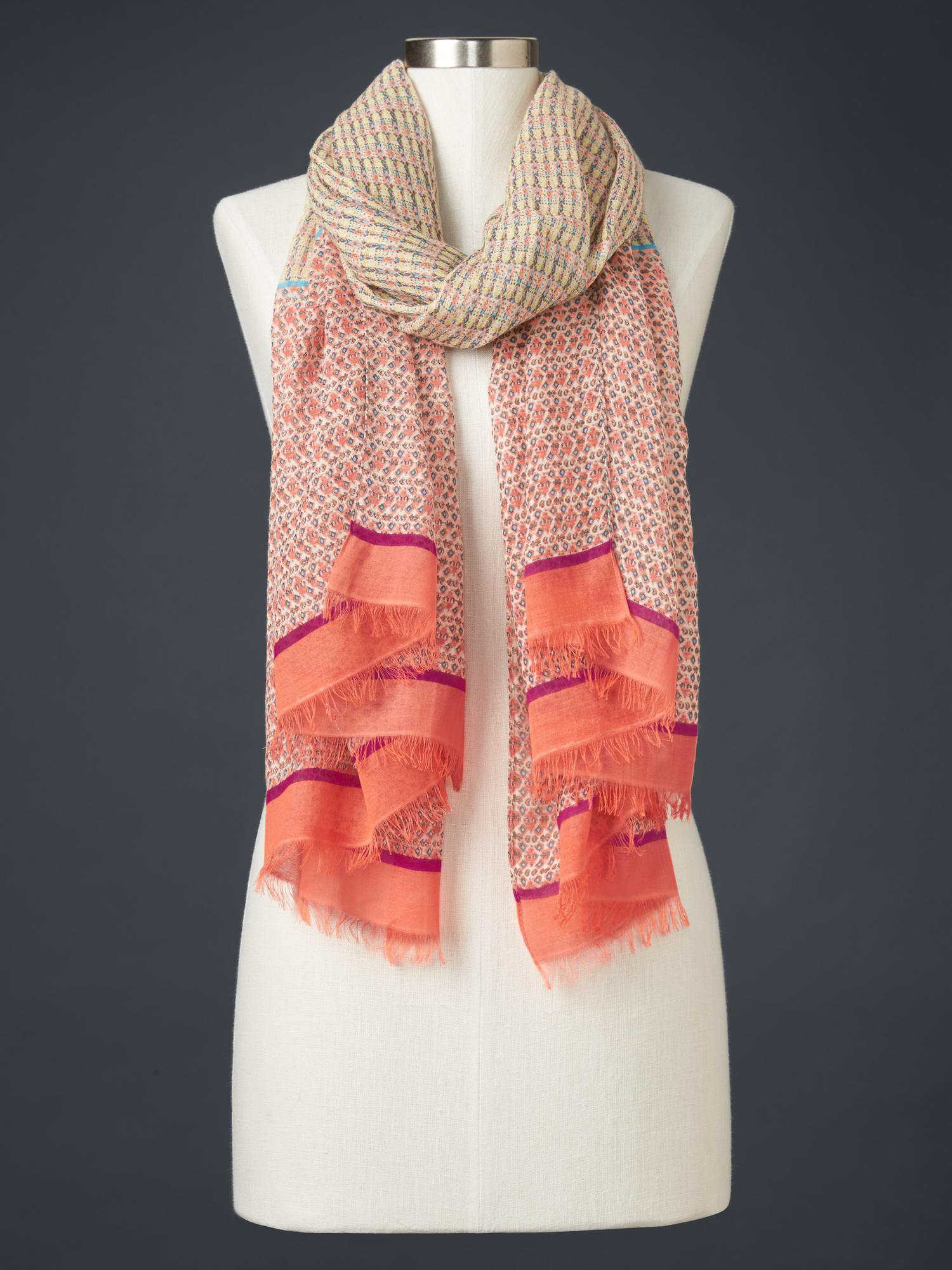 Mix-pattern scarf | Gap