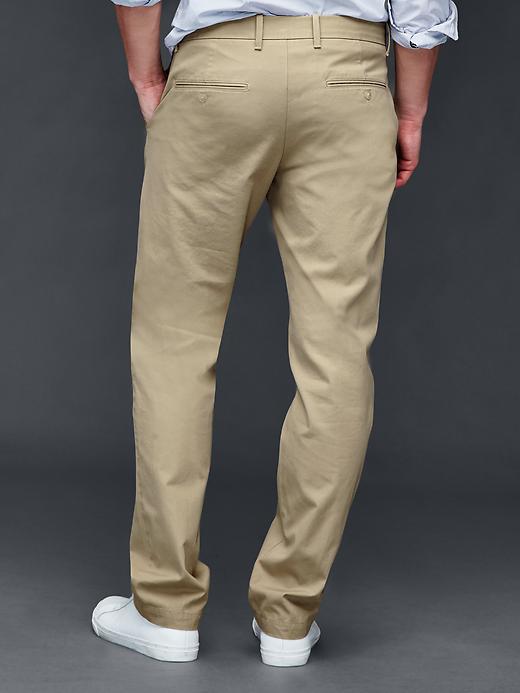 Classic straight fit khakis | Gap