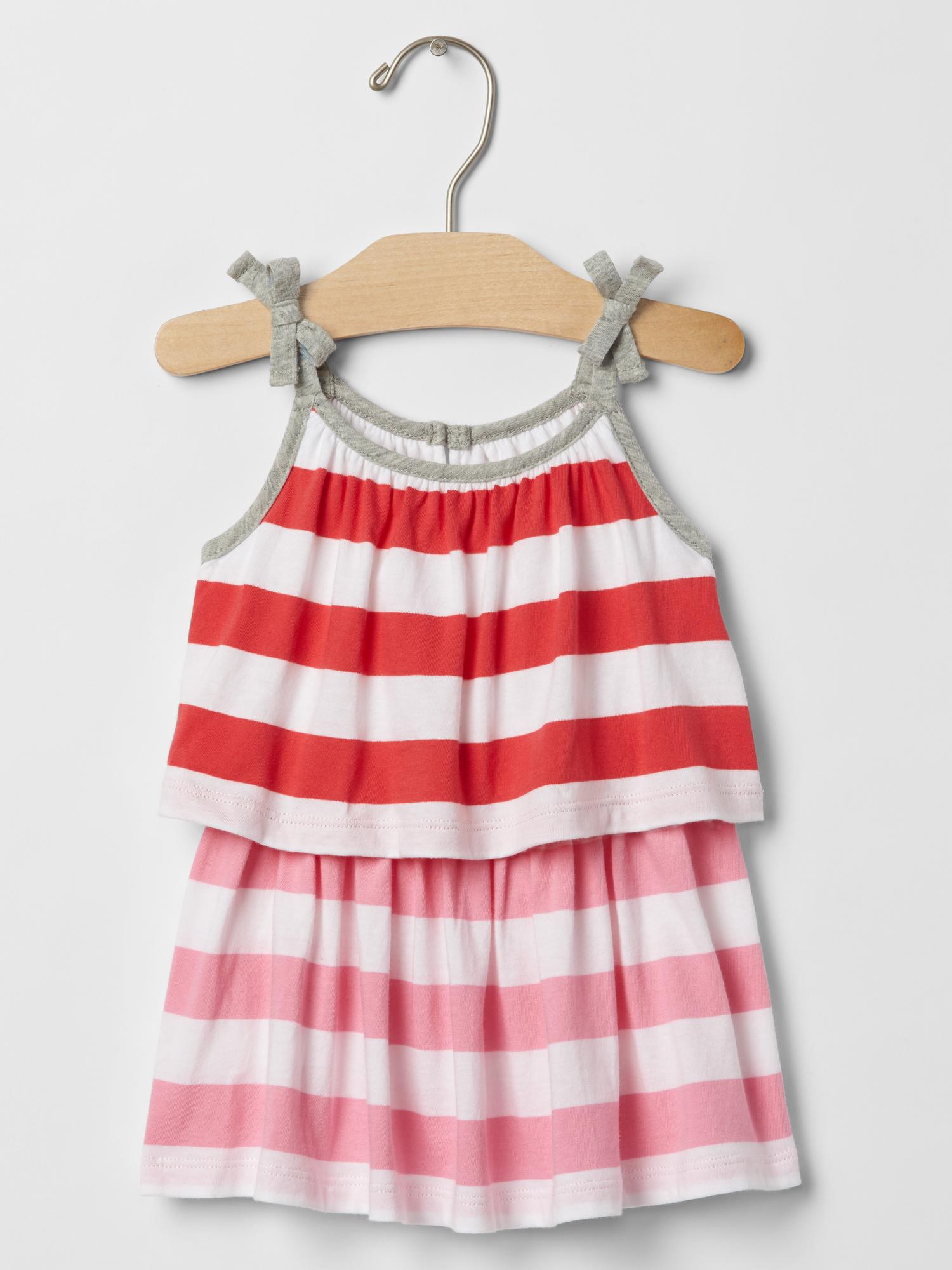 Stripe two-tier dress | Gap