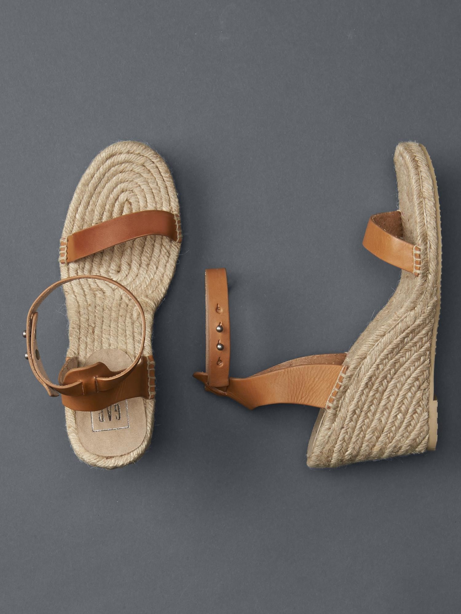 Espadrille thin-strap wedges | Gap