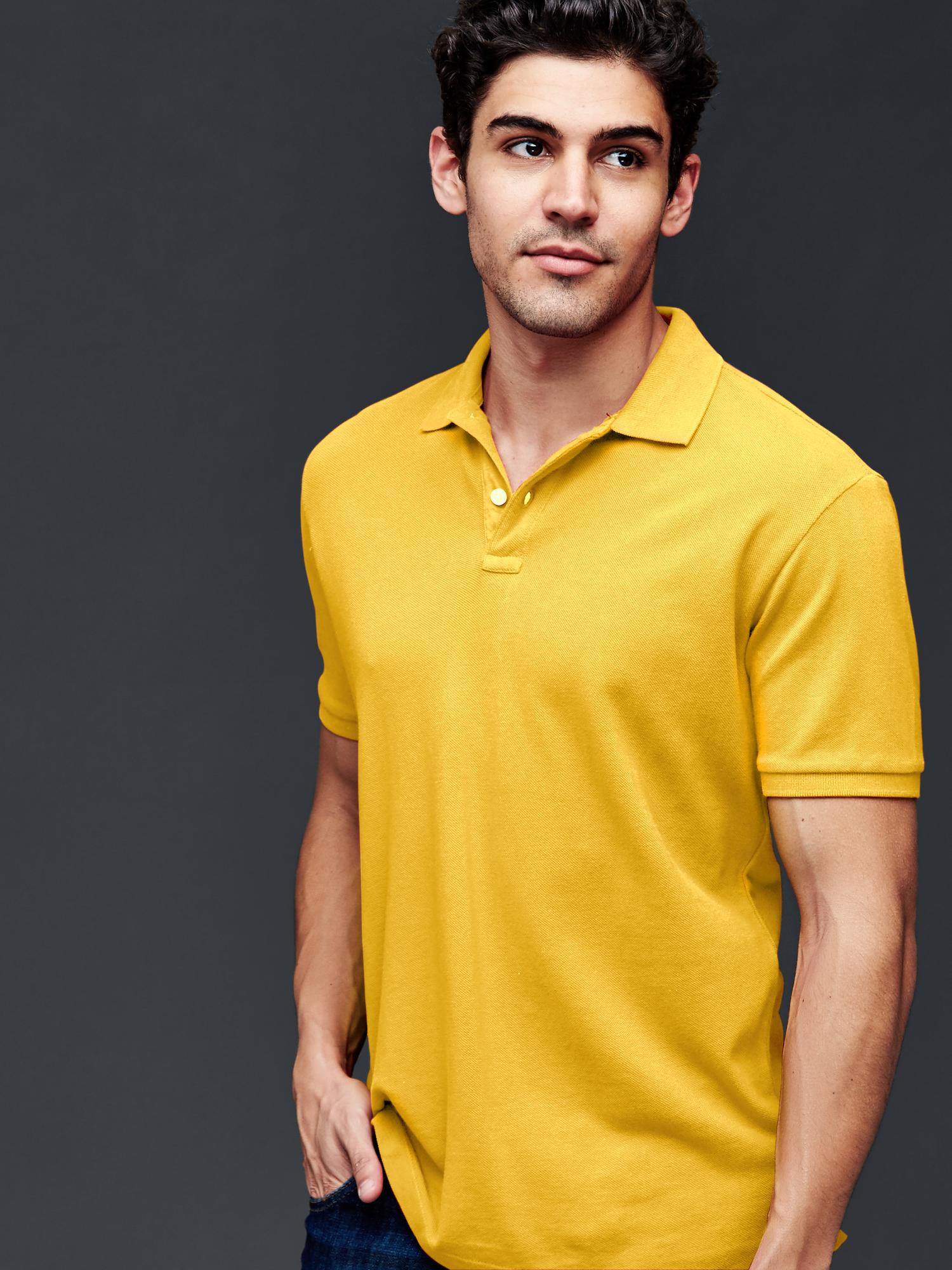 Solid piqué polo | Gap