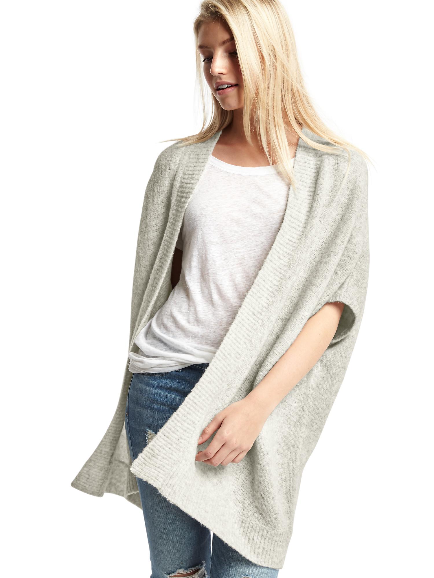 Open-front batwing cardigan | Gap