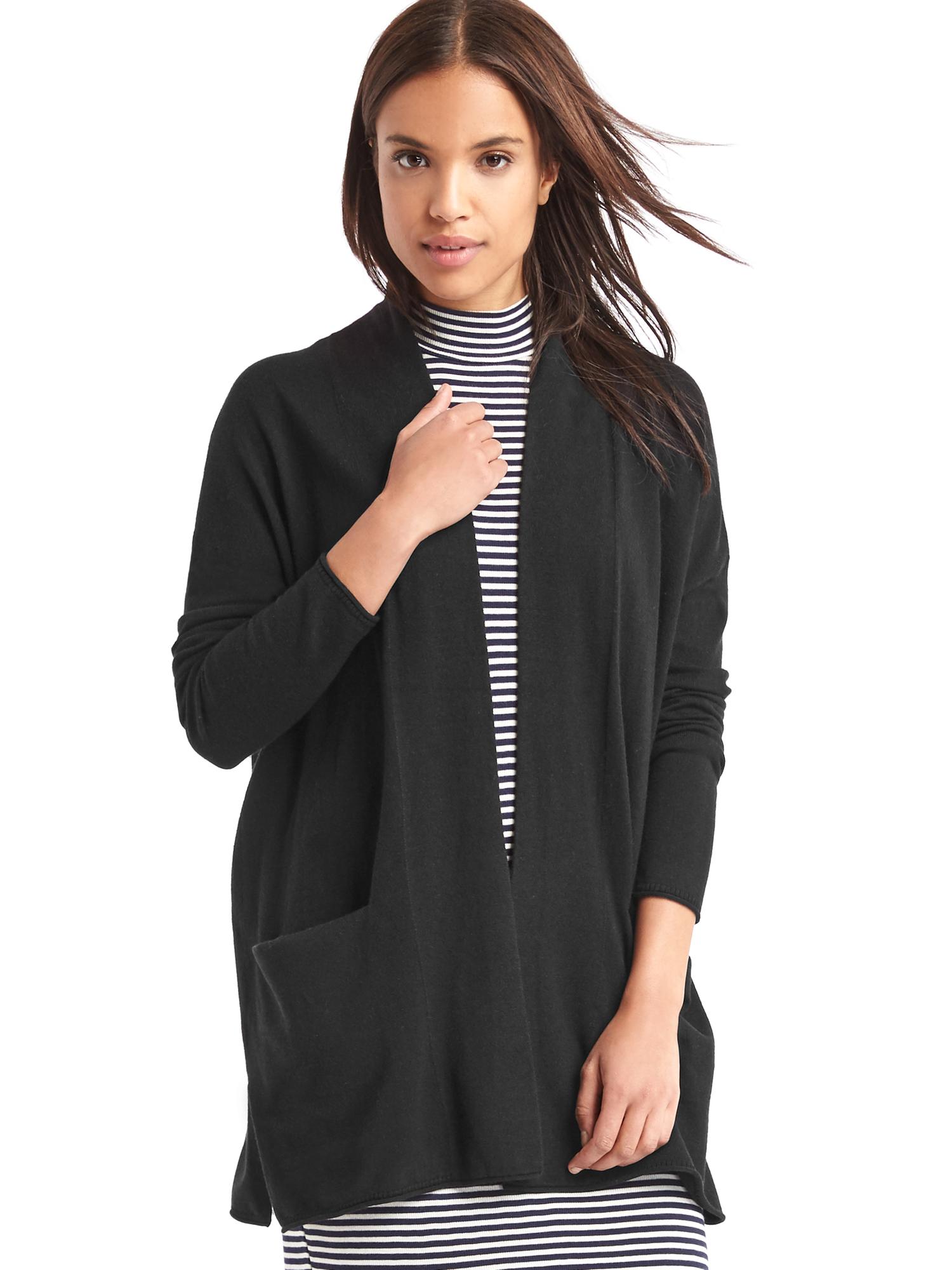 Solid open-front cardigan | Gap