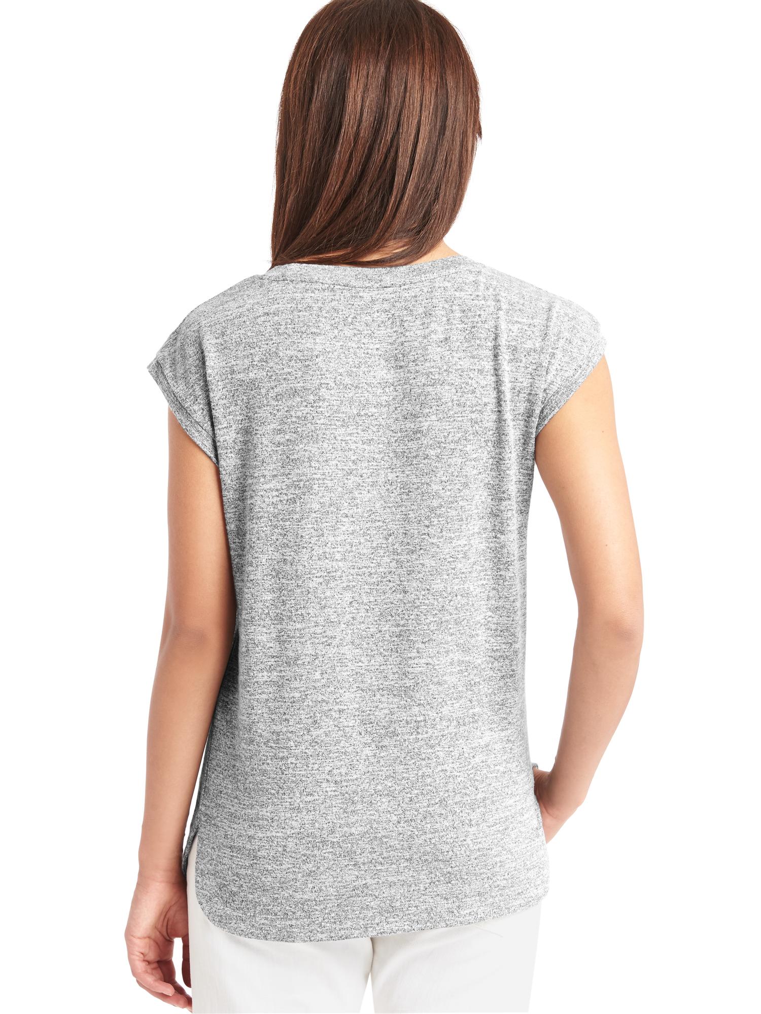 Softspun knit cap sleeve tee | Gap