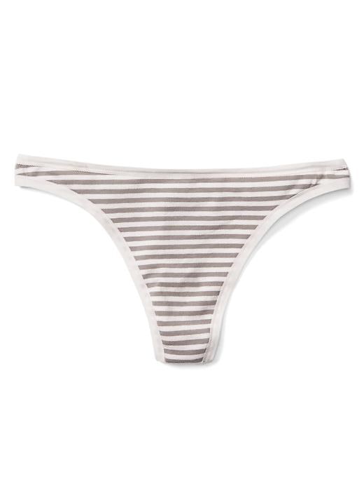Stretch Cotton Thong Gap