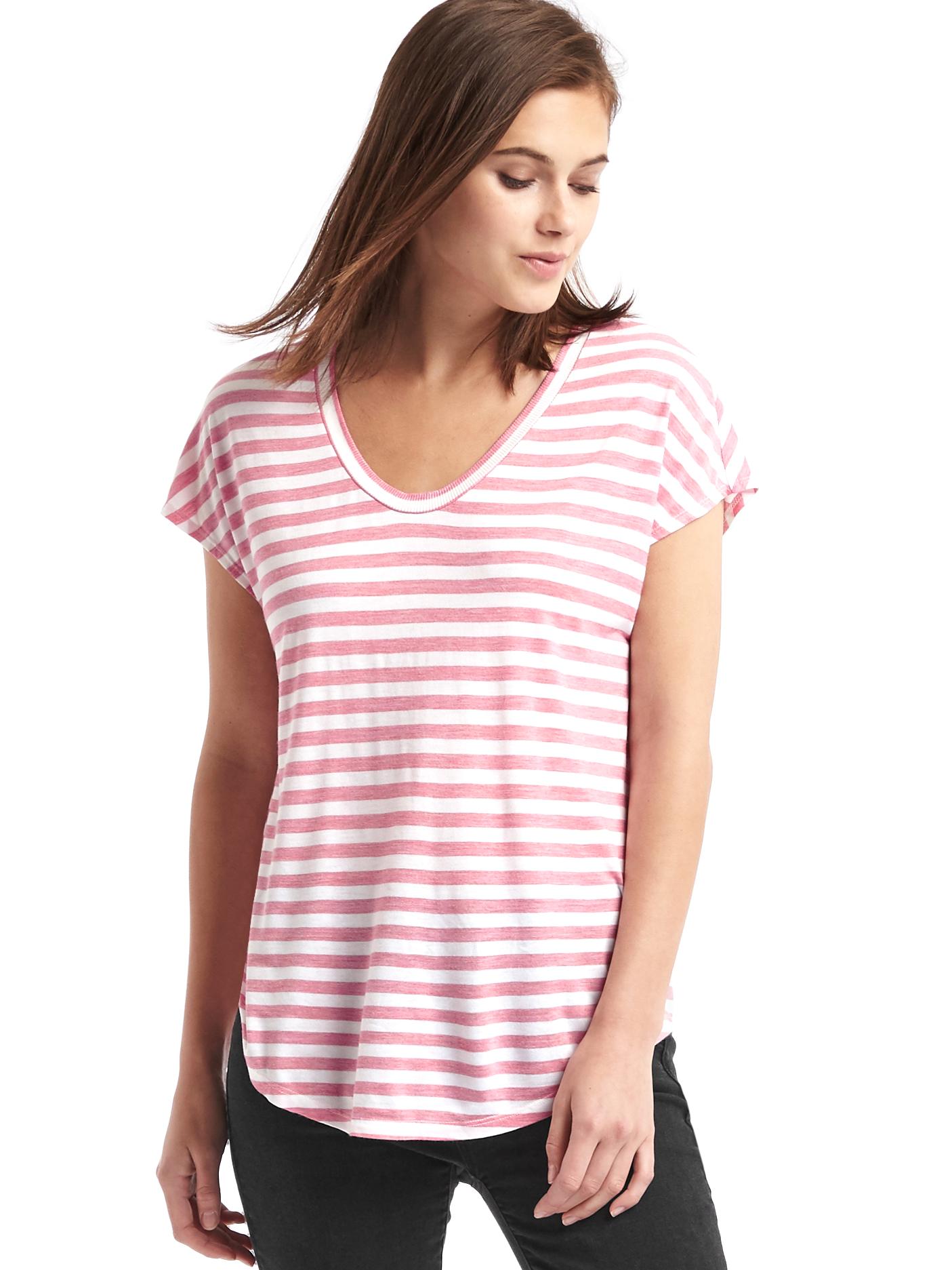 Cap sleeve stripe tee | Gap
