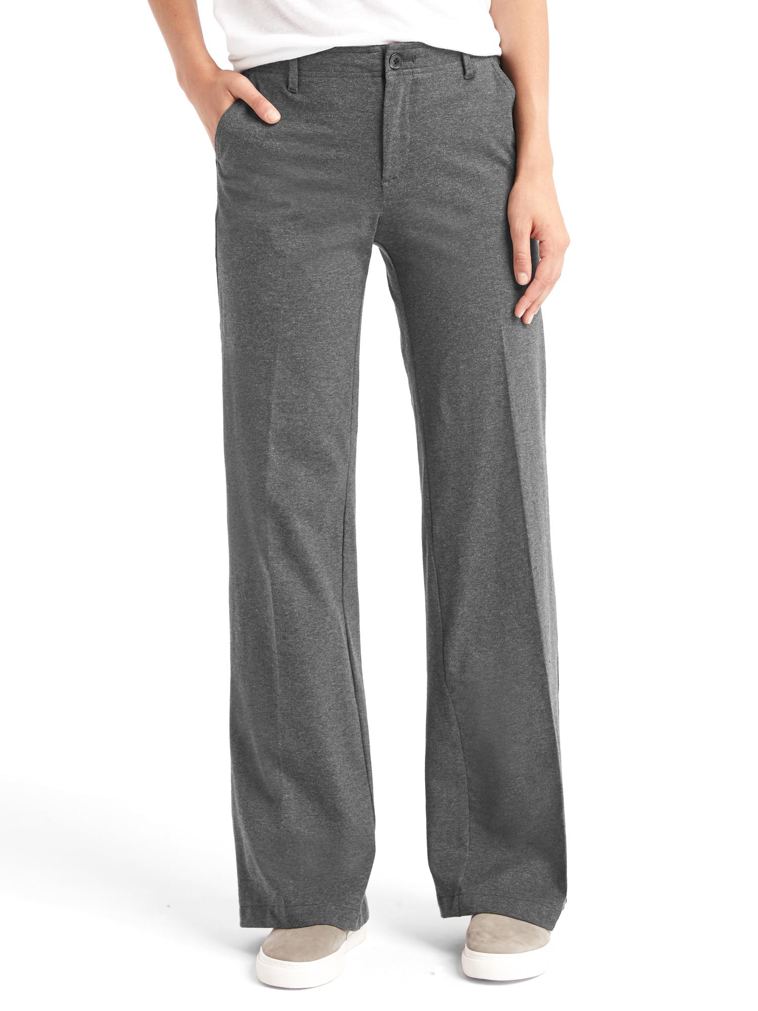 Wide-leg knit pants | Gap