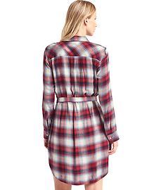 Gap + Pendleton long sleeve shirtdress | Gap