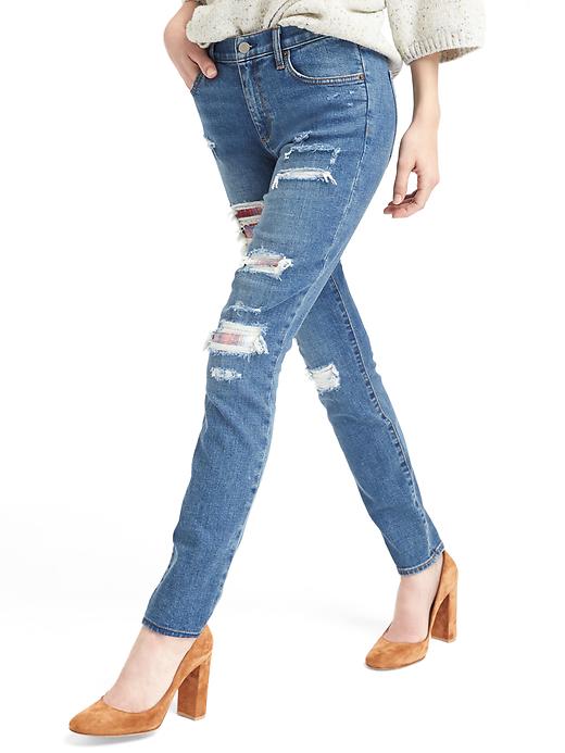 Gap + Pendleton AUTHENTIC 1969 destructed real straight jeans | Gap