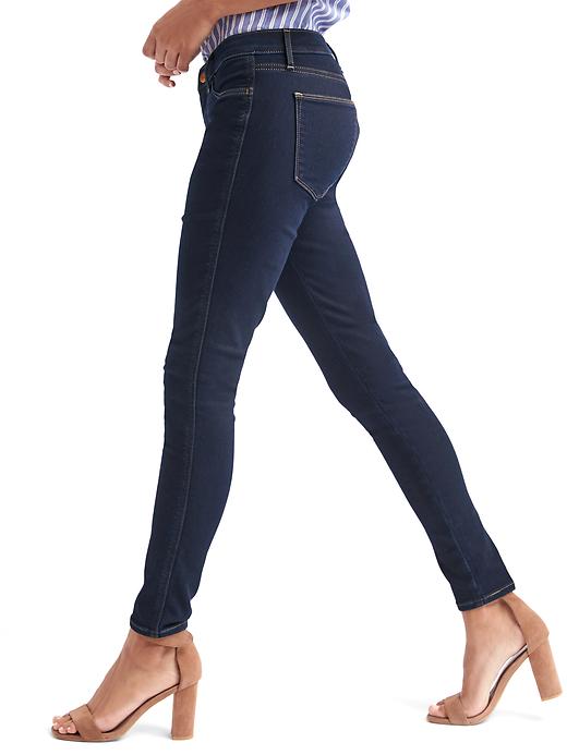 Mid rise brushed back jeggings | Gap