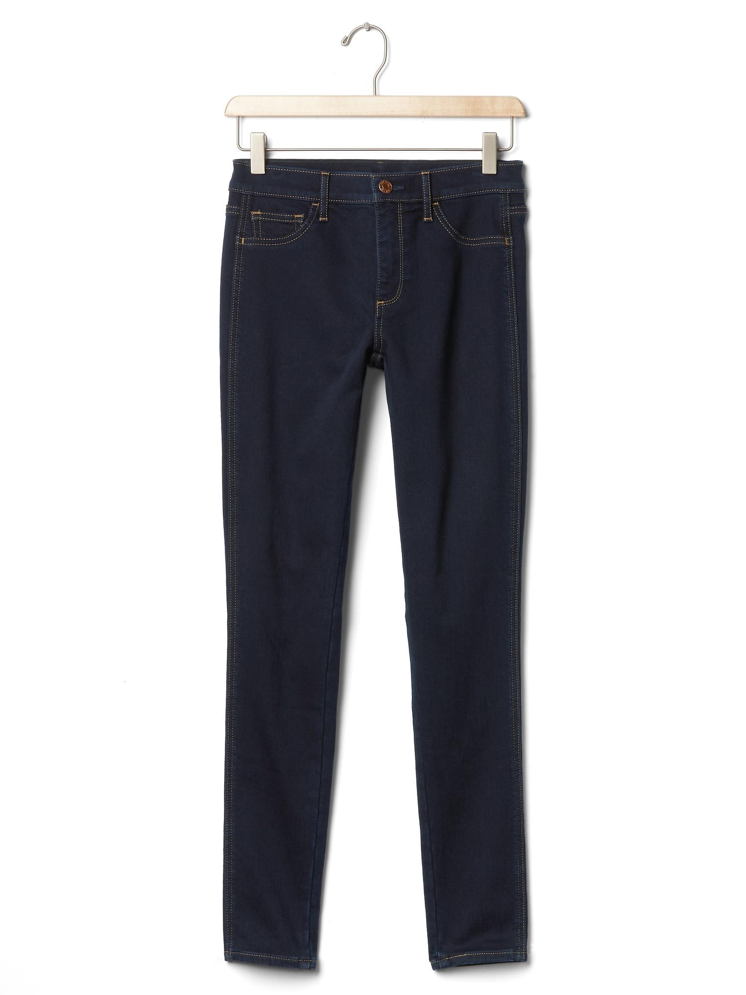 Mid rise brushed back jeggings | Gap