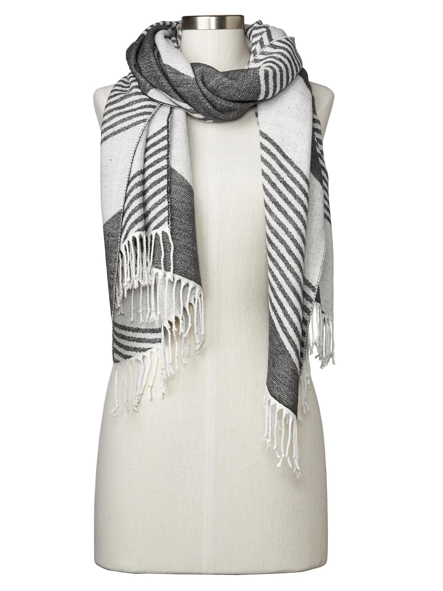 Cozy colorblock stripe scarf | Gap