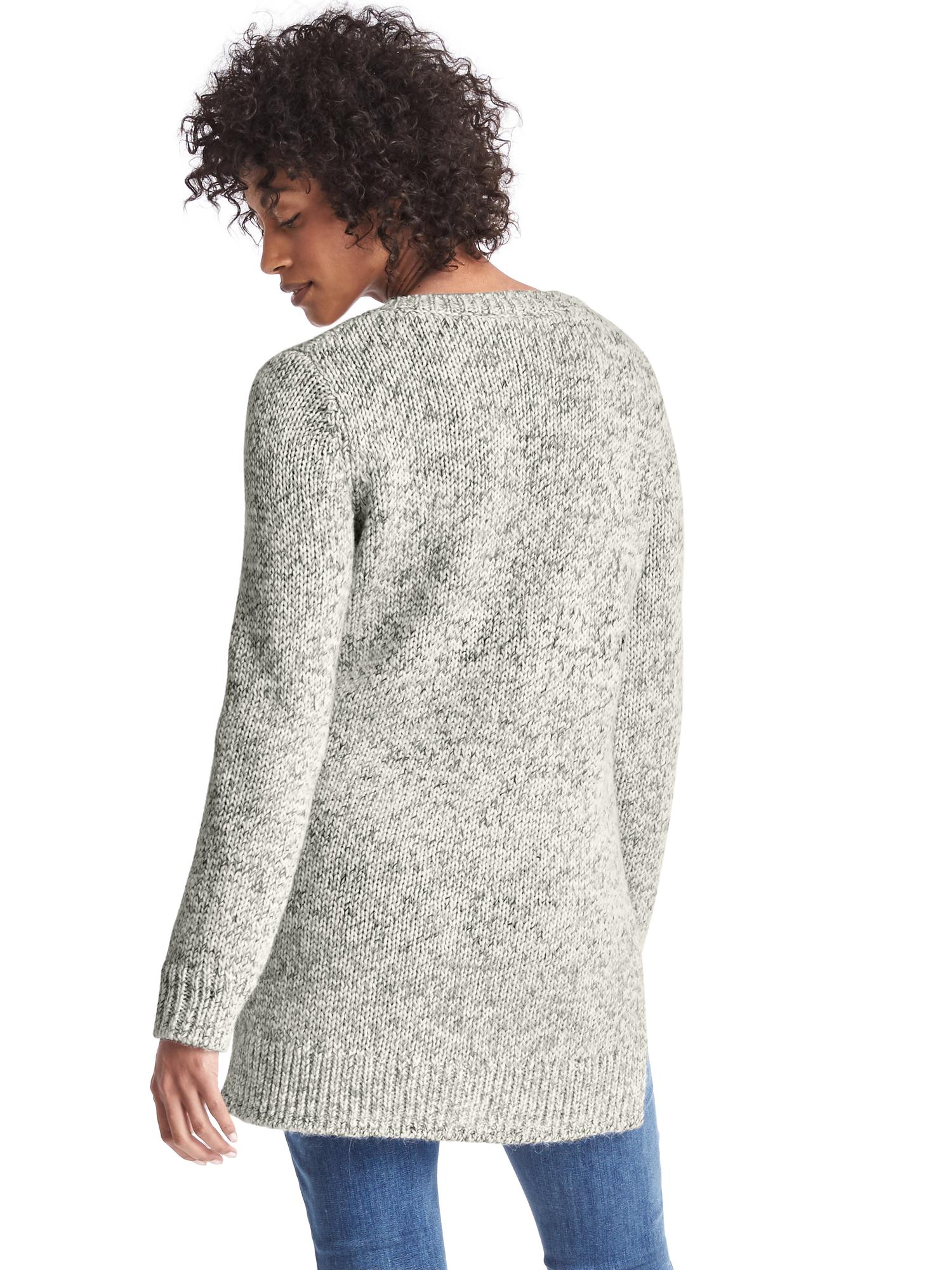 Marled side-slit sweater | Gap