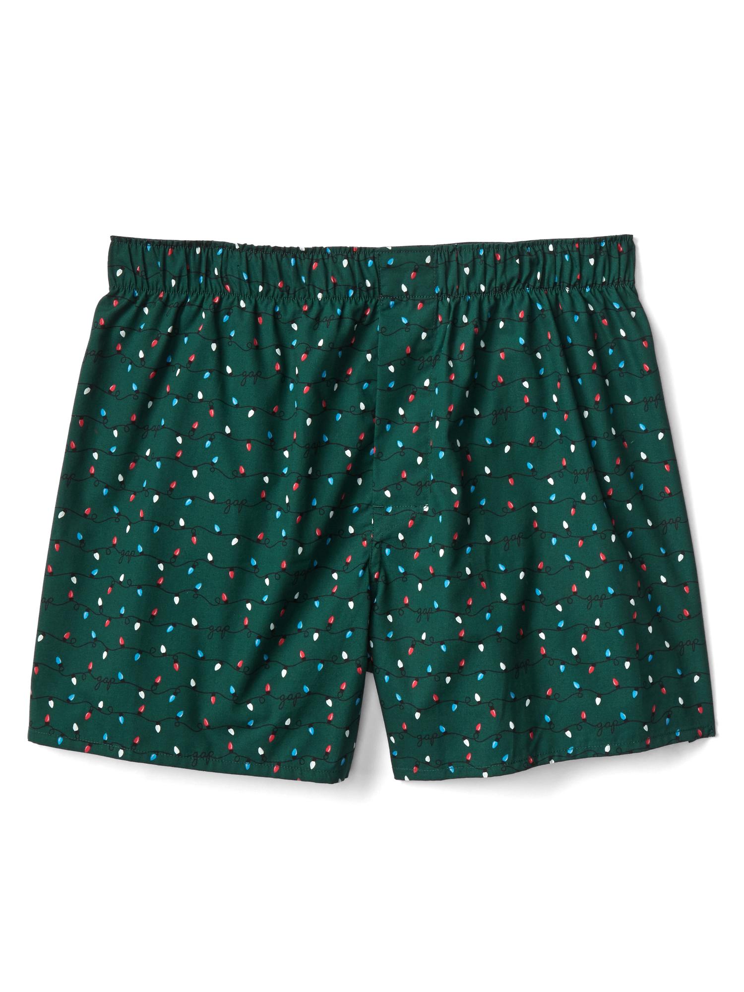 Holiday print boxers | Gap