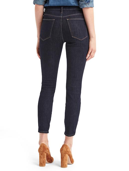 AUTHENTIC 1969 true skinny contrast-stitch high rise jeans | Gap