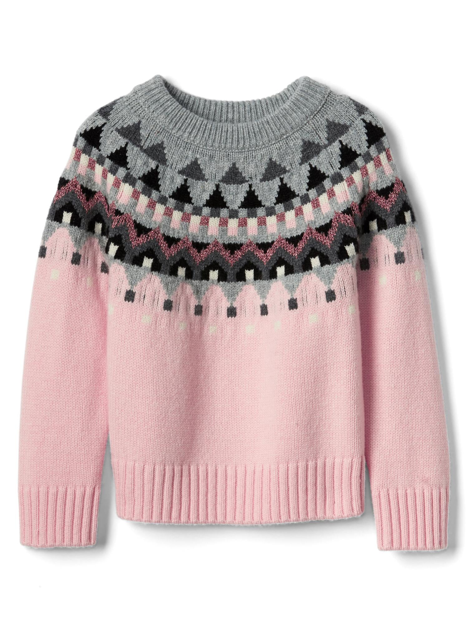 Shimmer fair isle sweater | Gap