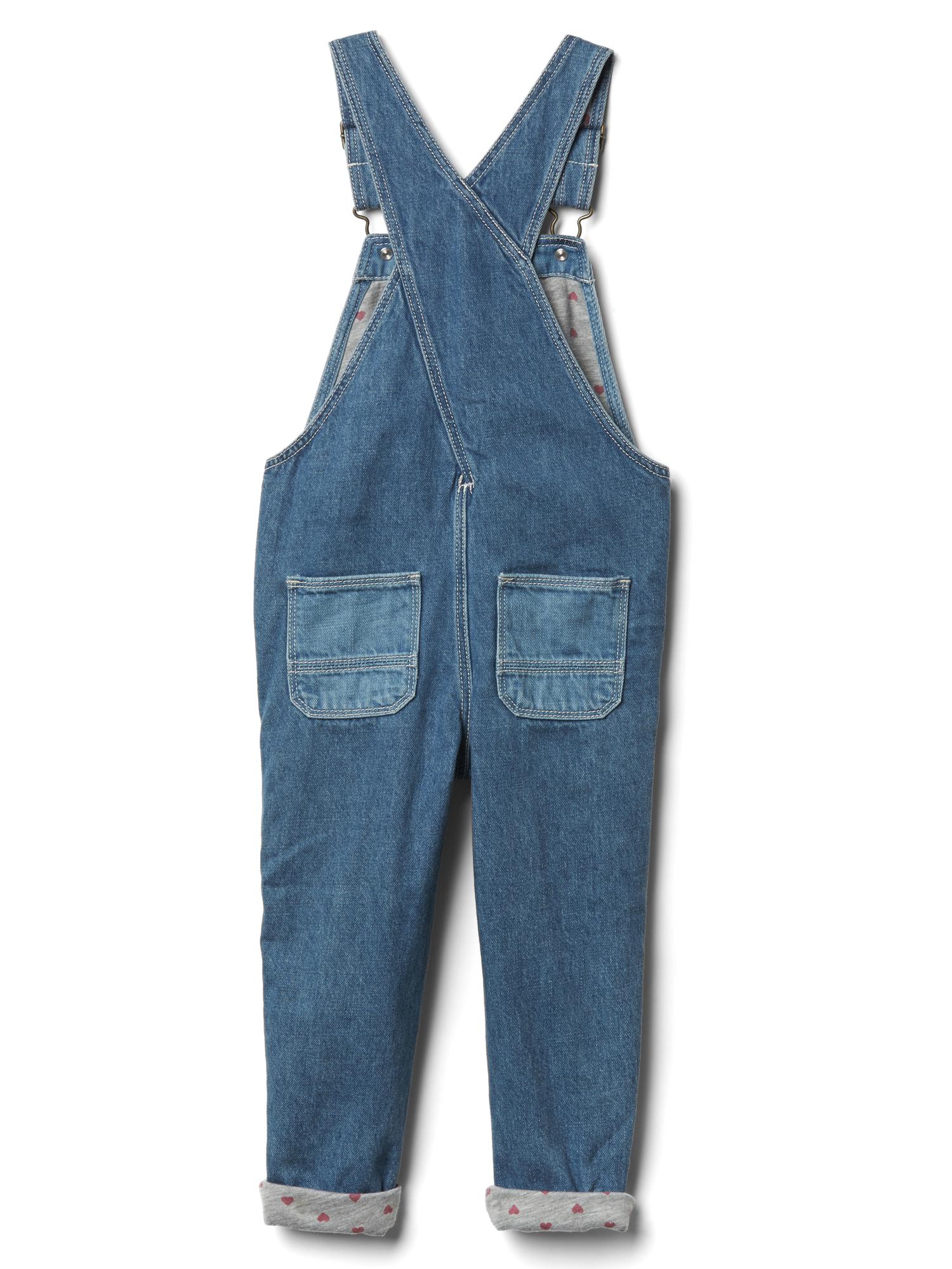 1969 jersey-lined overalls | Gap