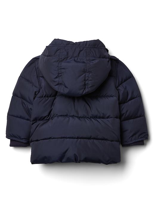 Warmest puffer peacoat | Gap