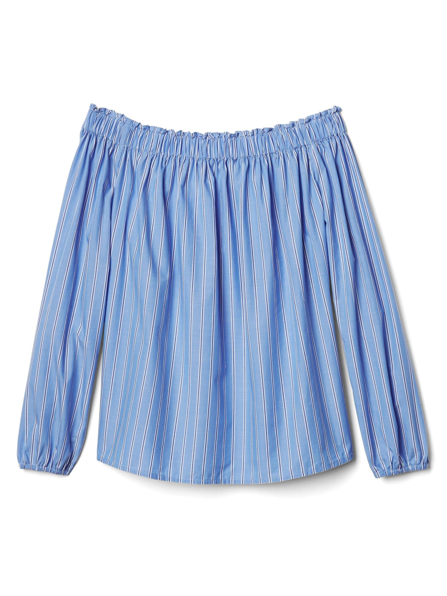 Off-Shoulder Stripe Top | Gap