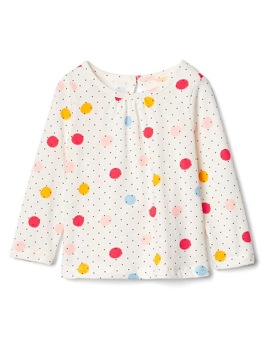 Printed keyhole tee | Gap