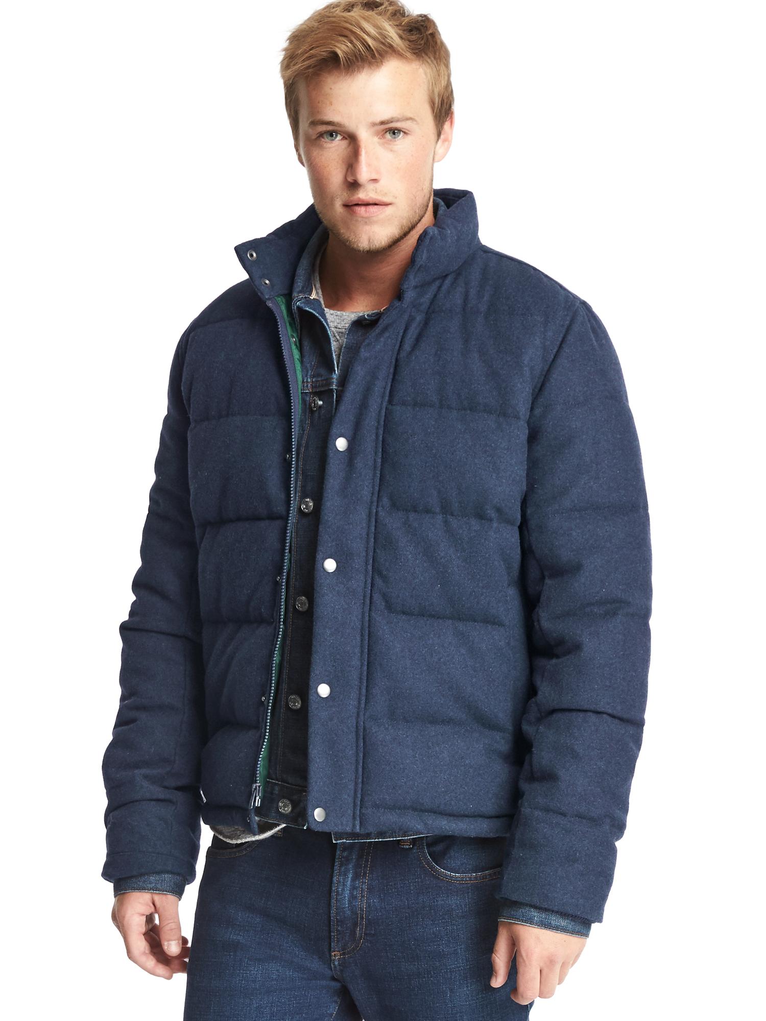 ColdControl Max wool blend puffer jacket | Gap