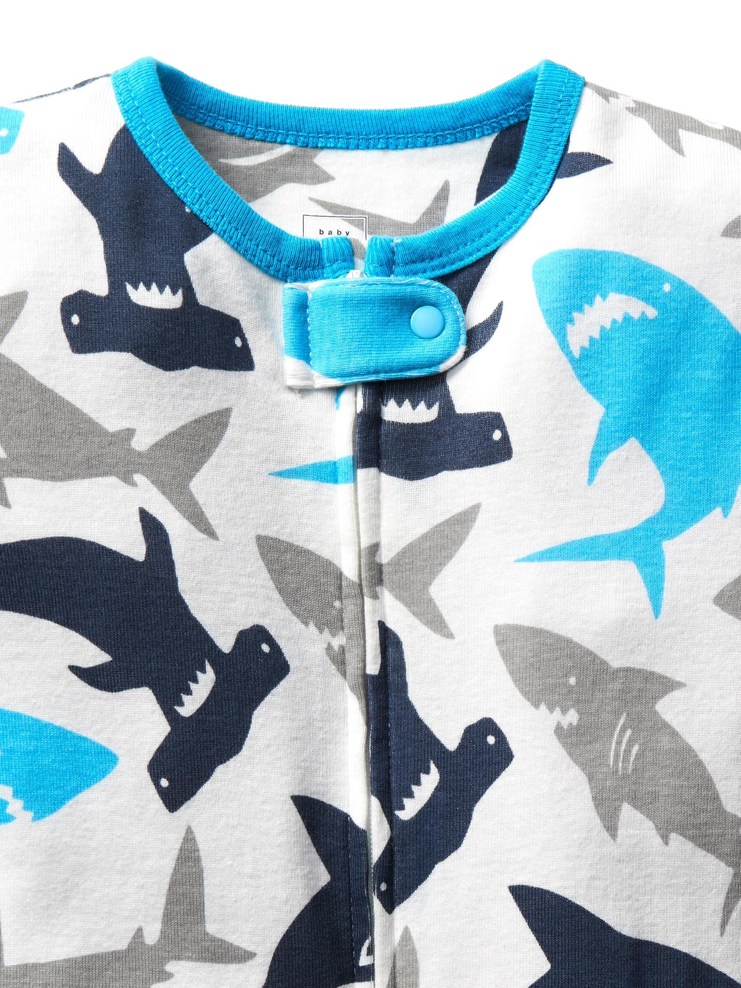 Shark sleep footed one-piece | Gap