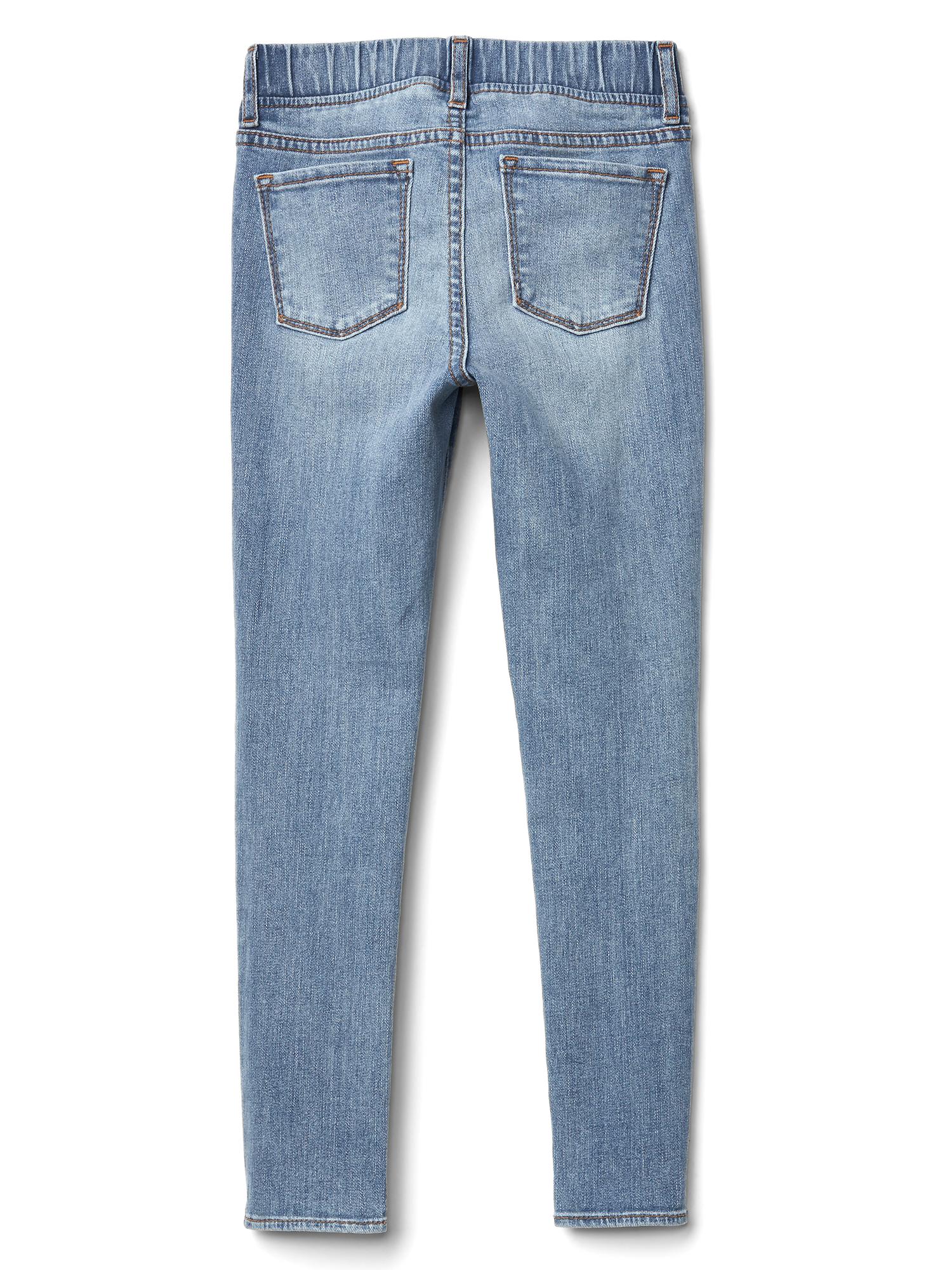 High stretch doodle embroidery skimmer jeggings | Gap