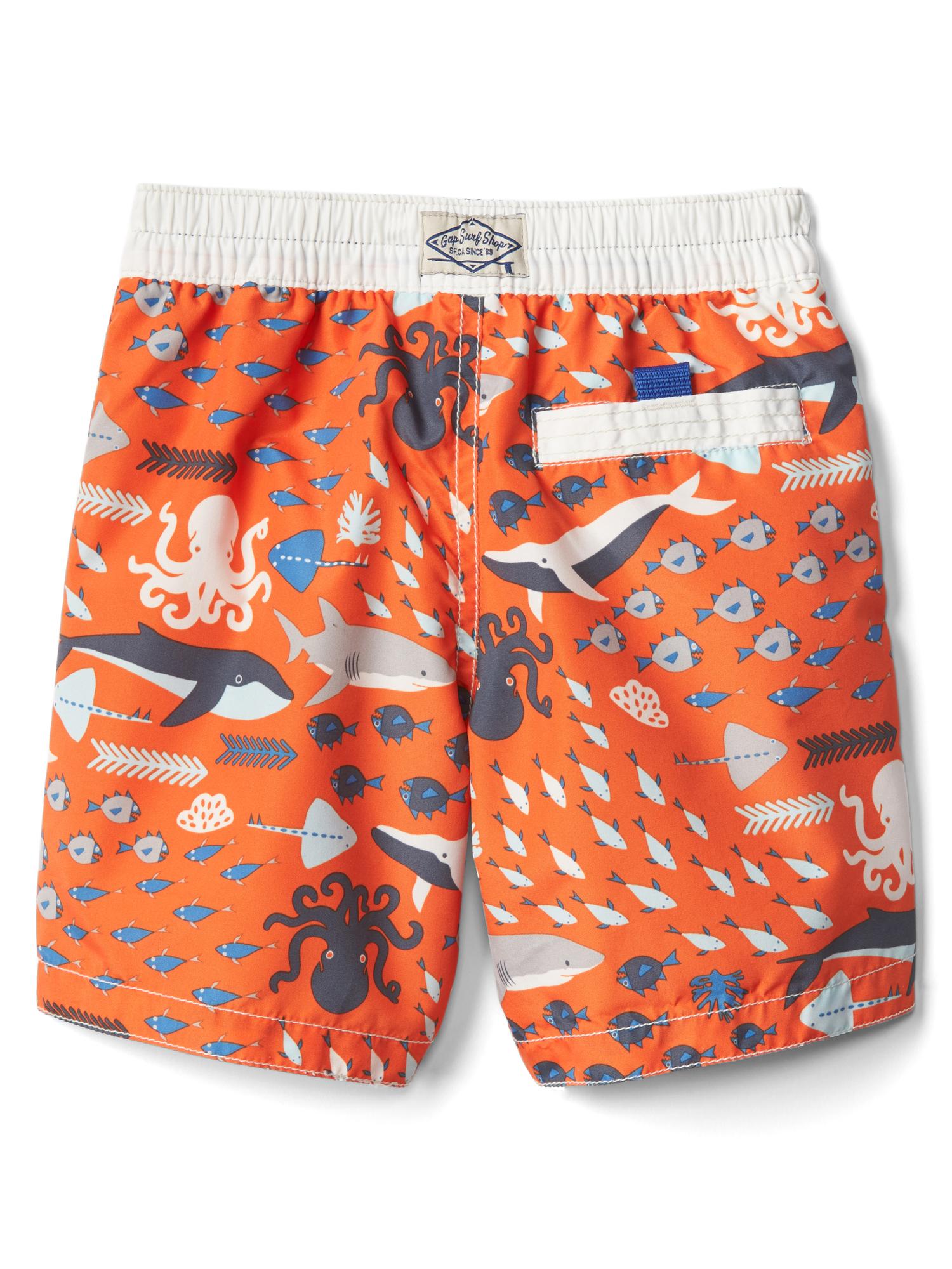 Sea life swim trunks | Gap