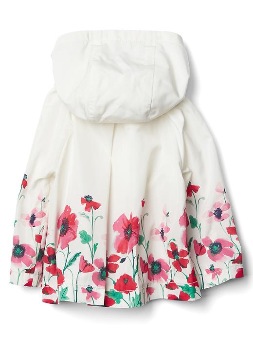Floral border raincoat | Gap