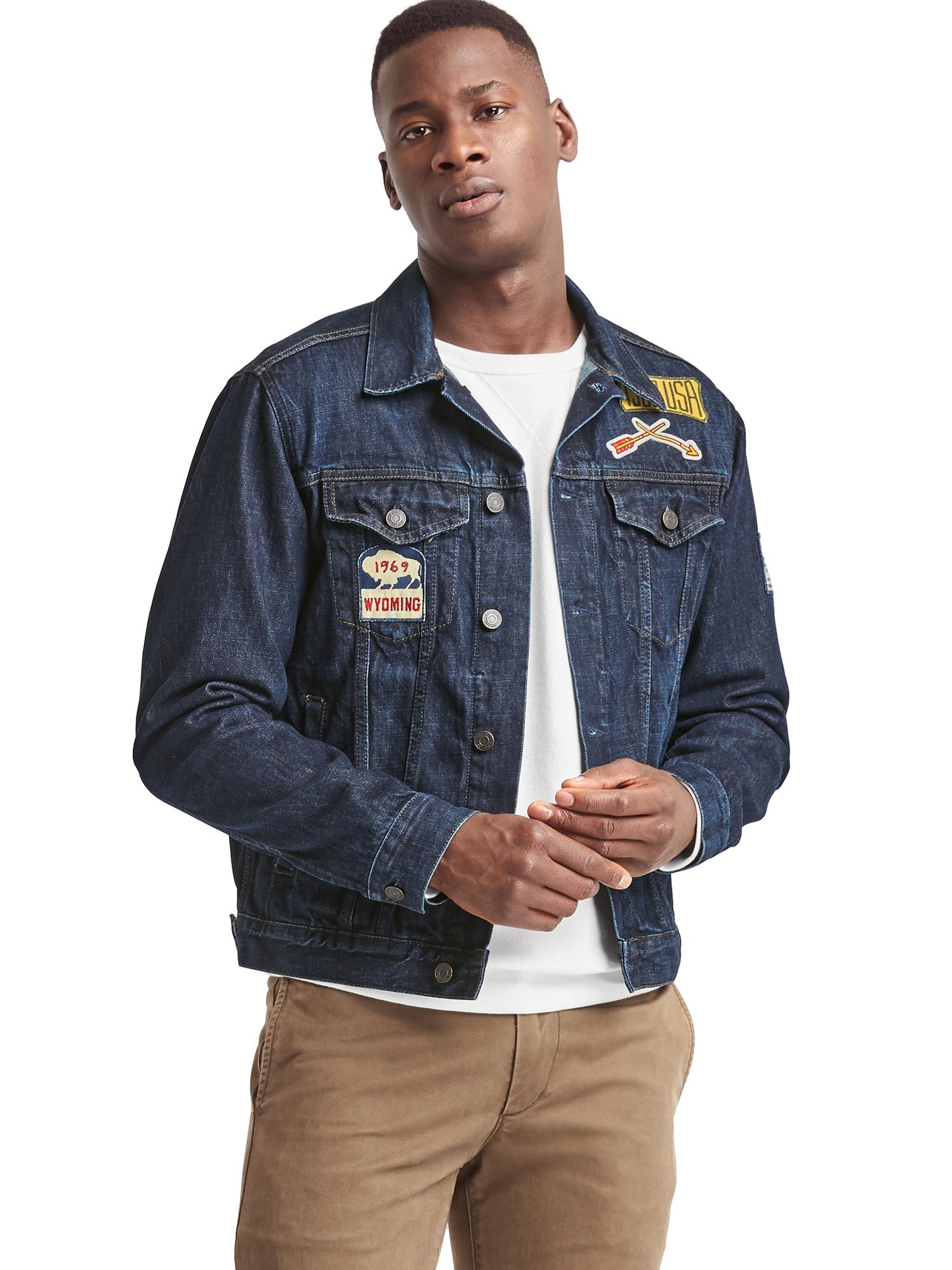 Icon patch denim jacket | Gap Icon patch denim jacket | Gap